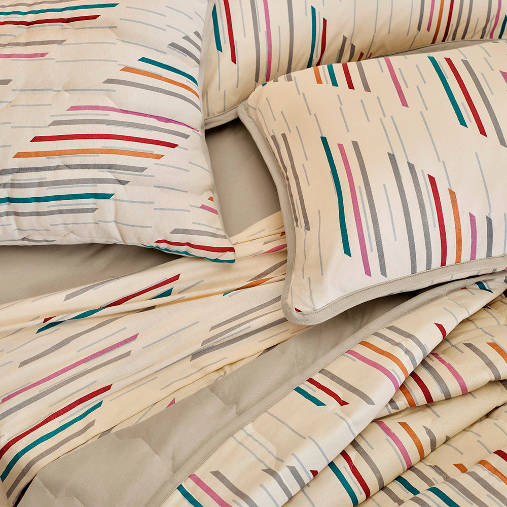 Jogo de Colcha Casal Altenburg Malha Fio Penteado 100% Algodão - Blaze