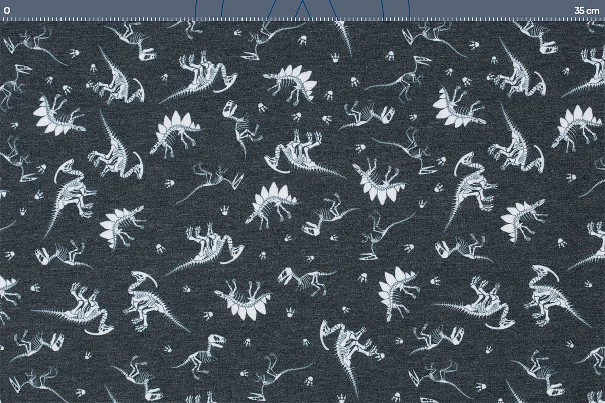 Moletinho PV Vortex Print Dino Fóssil - PRONTA ENTREGA - Aradefe Malhas