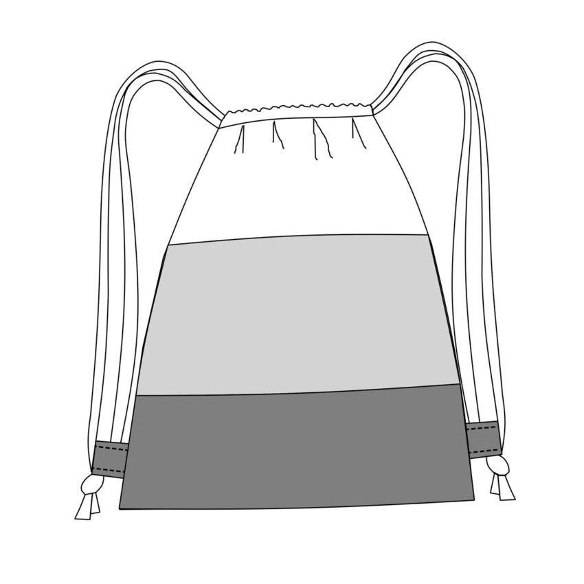Molde Mochila Saco - IMPRESSÃO - Aradefe Malhas
