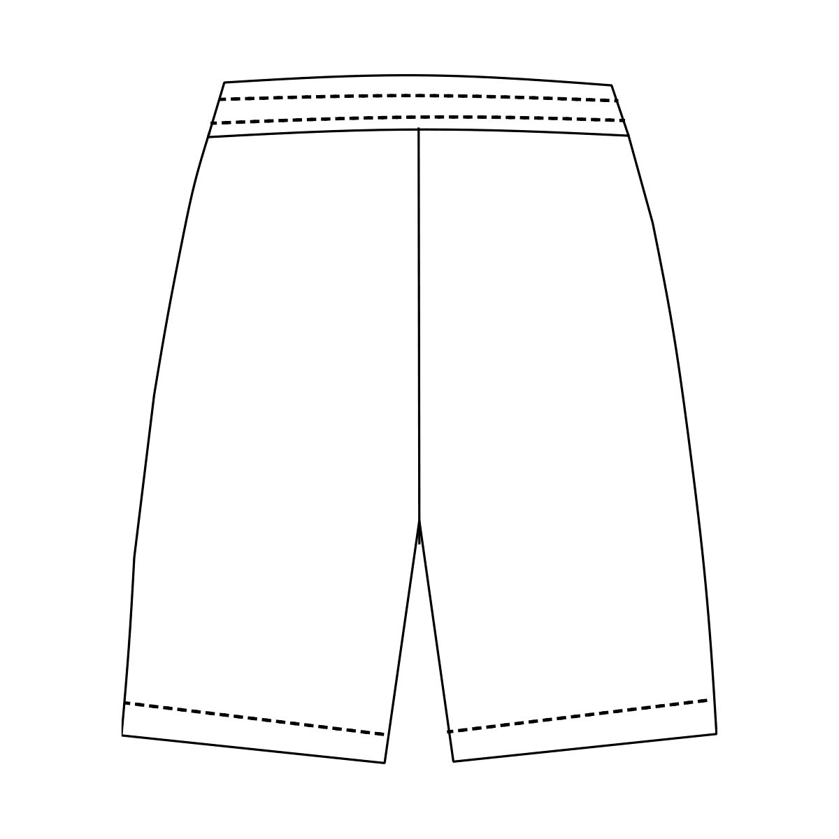 Molde Shorts Básico Masculino - IMPRESSÃO - Aradefe Malhas