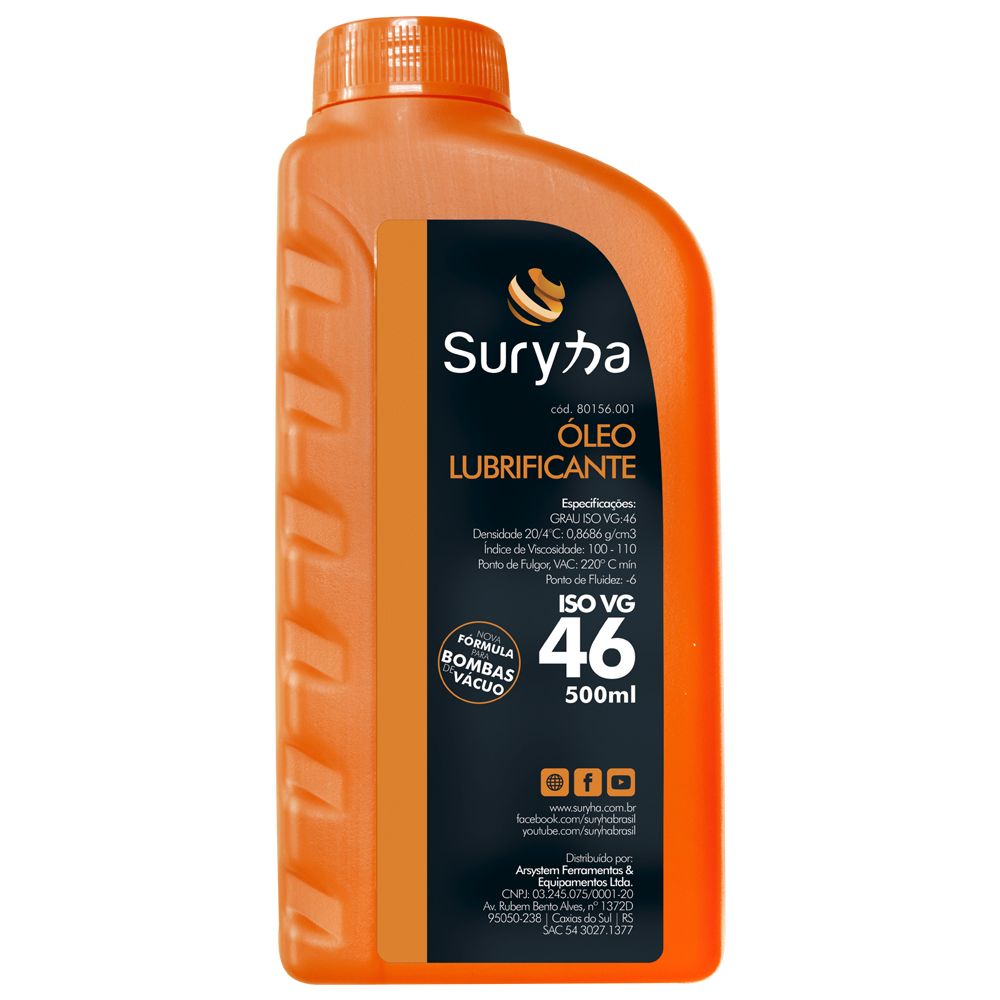 Óleo Lubrificante ISO VG 46 500ml | Marketplace Suryha