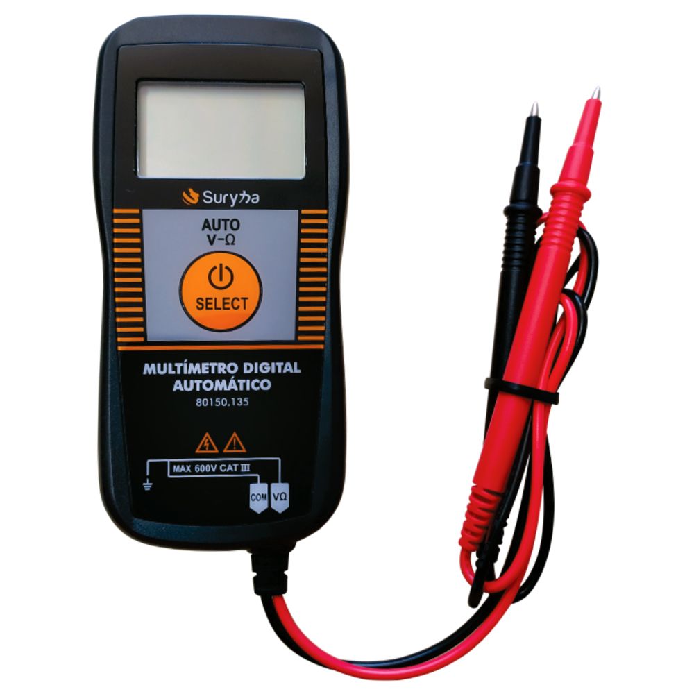 Multímetro Digital Automático com Capacímetro | Marketplace Suryha