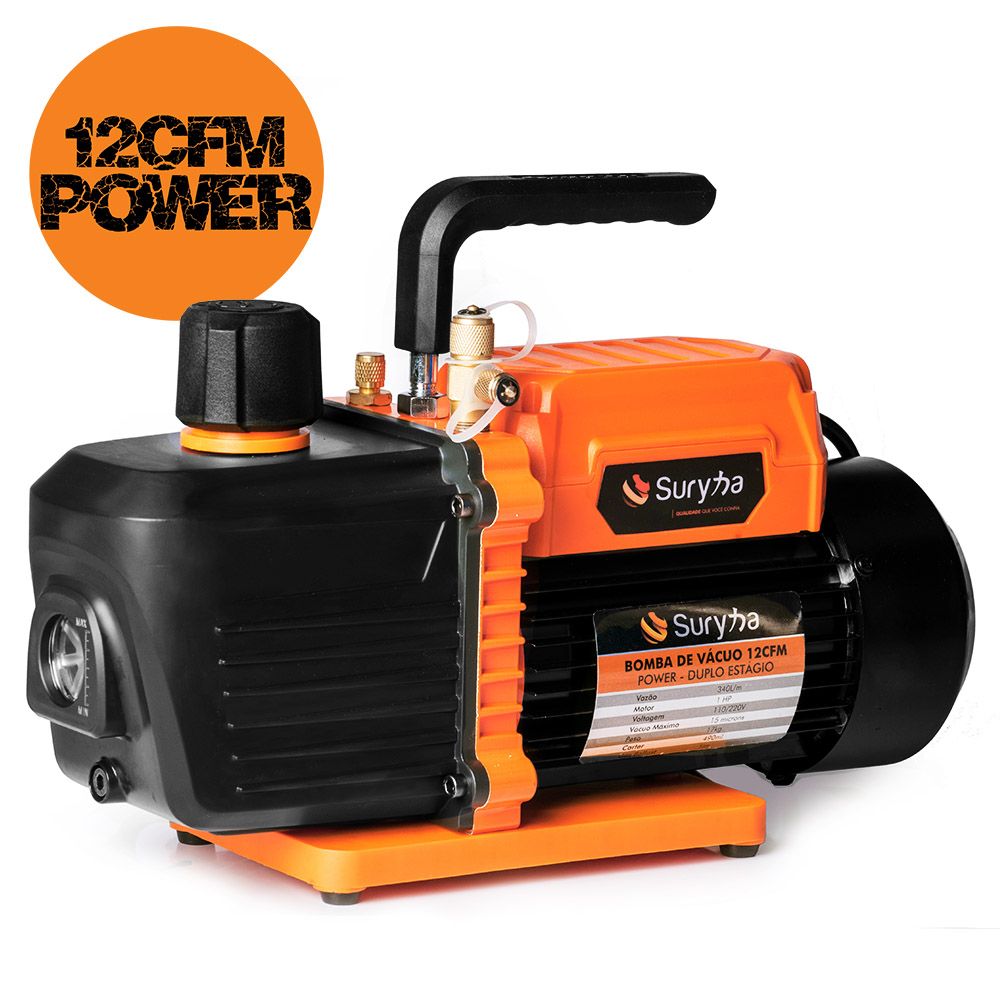 Bomba de Vácuo 12CFM Power Duplo Estágio | Marketplace Suryha