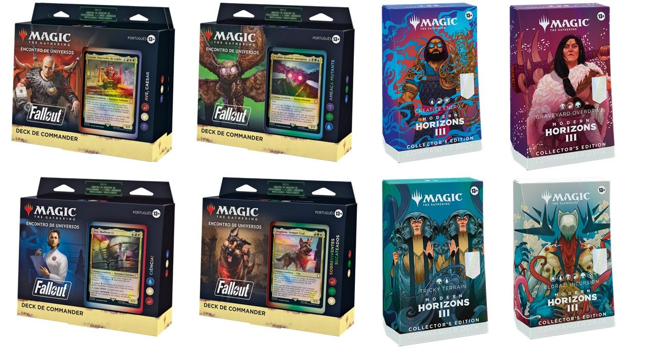 COMBO DE MAGIC: THE GATHERING: COMMANDER DECKS - FALLOUT E MODERN ...