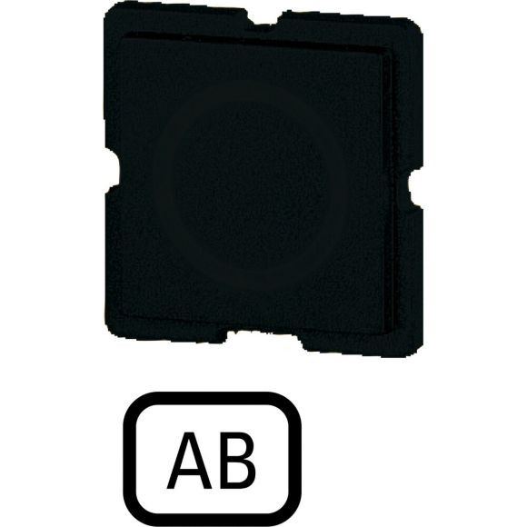 TECLA PARA BOTAO DE COMANDO 25X25MM PRETO (AB) 173TQ25 EATON