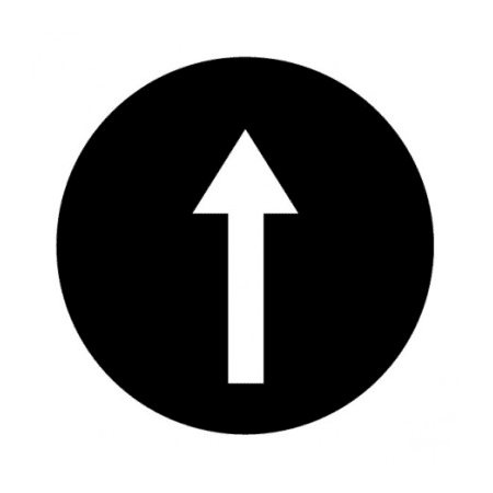 TECLA PARA BOTAO DE COMANDO SALIENTE PRETO COM SIMBOLO (SETA) M22-XDH-S-X7 EATON