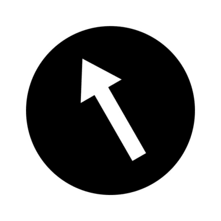 TECLA PARA BOTAO DE COMANDO SALIENTE PRETO COM SIMBOLO (SETA) M22-XDH-S-X8 EATON