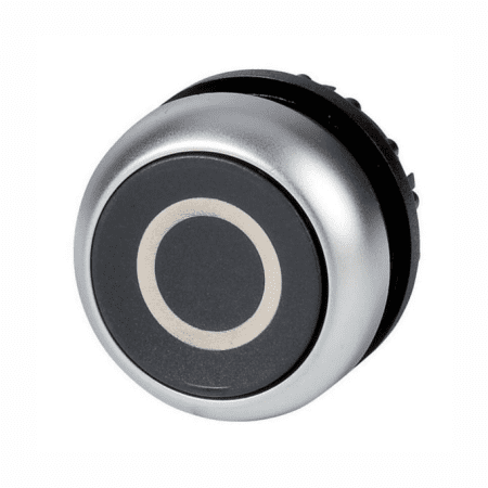 BOTAO DE COMANDO COM RETENCAO PRETO DESLIGA M22-DR-S-X0 EATON