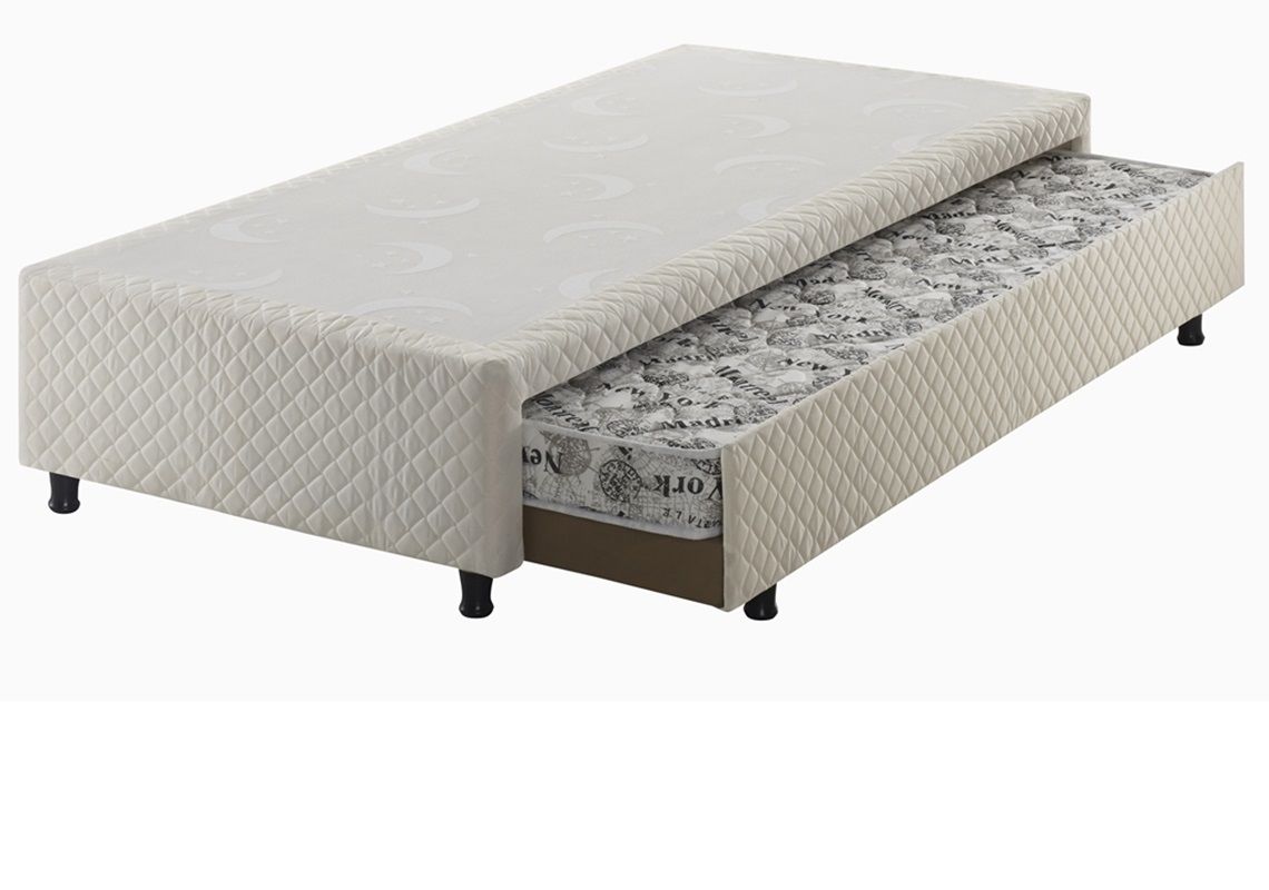 Somiê Auxiliar com colchão de espuma Solteiro 088x188x36cm