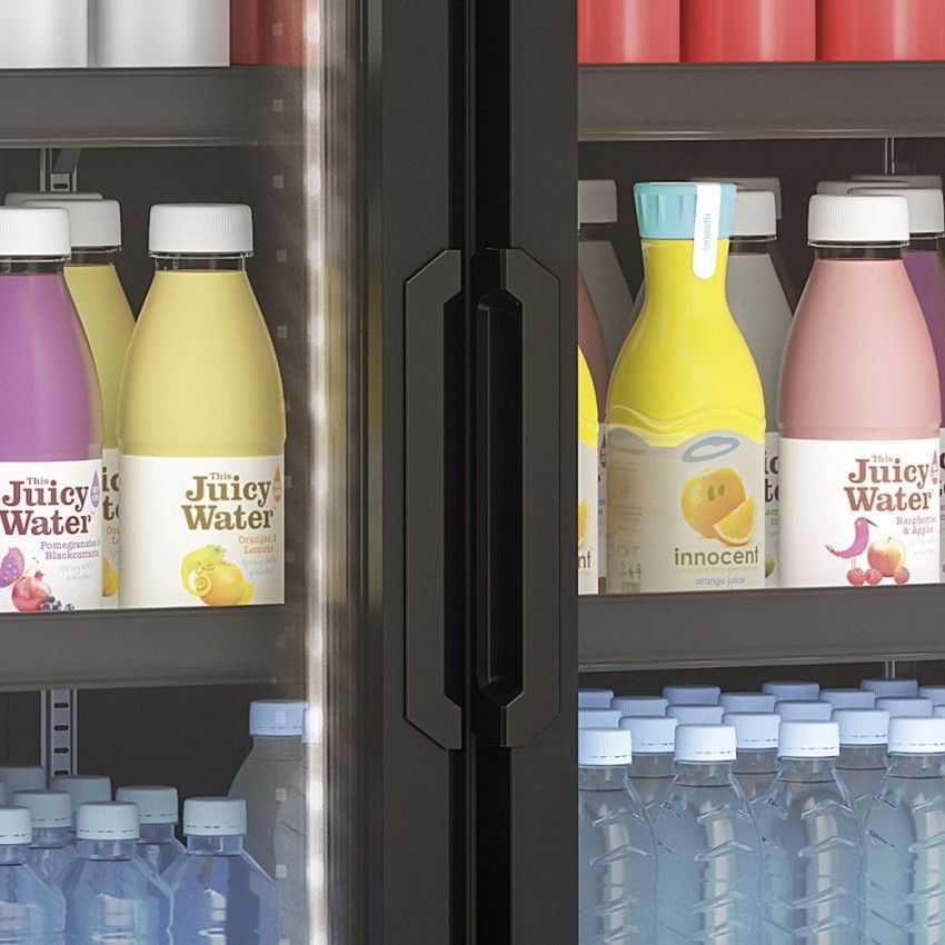 Refrigerador Vertical Conveniência Carbono GCRV-950 CB PR