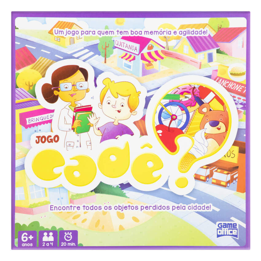 Jogo de Tabuleiro Cade? Game Office - Minha Cooper