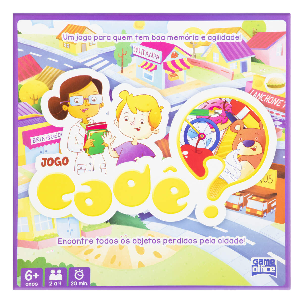 Jogo de Tabuleiro Cade? Game Office - Minha Cooper