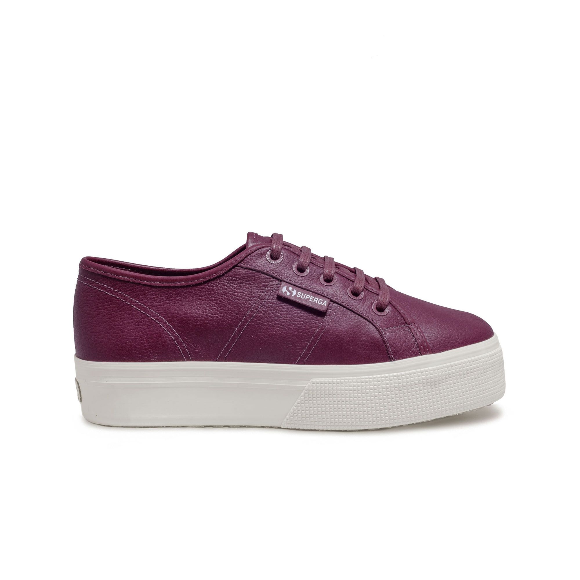 2790 LEATHER GRANADA CARMIN - 33 - Superga