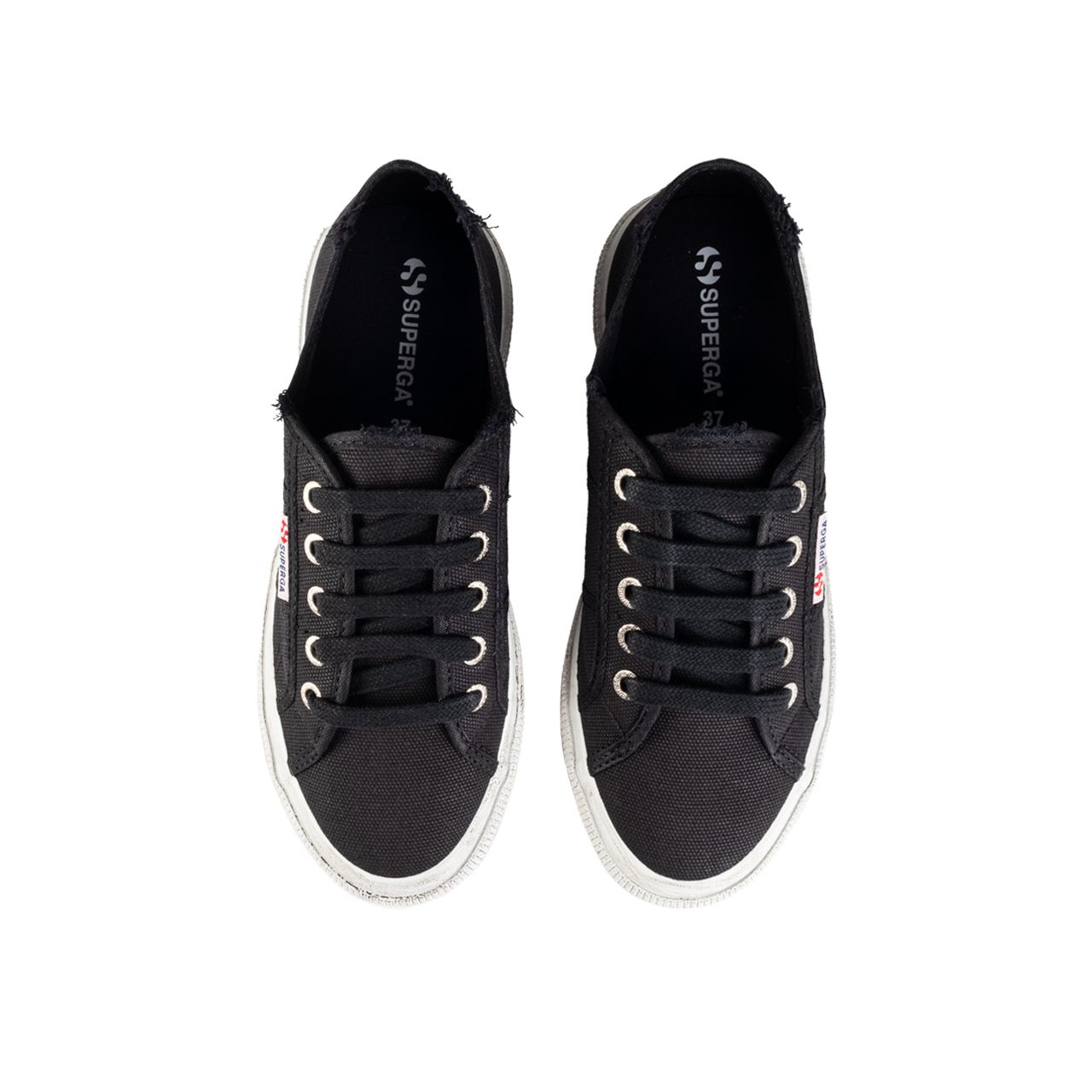 2750 STONE WASHED BLACK - 33 - Superga