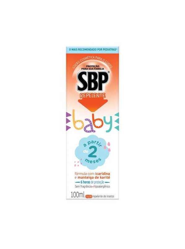 REPELENTE SBP BABY LOÇÃO 100ML - REPELENTE SBP BABY LOCAO 100ML - Tozzo ...