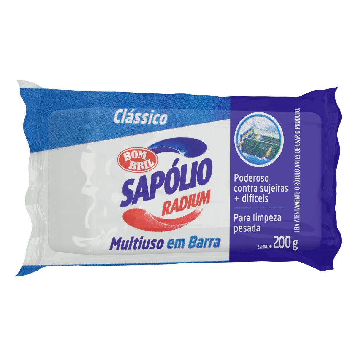 SAPÓLIO RADIUM PEDRA CLÁSSICO 200GR, KIT 6 UN - Tozzo Alimentos Ltda