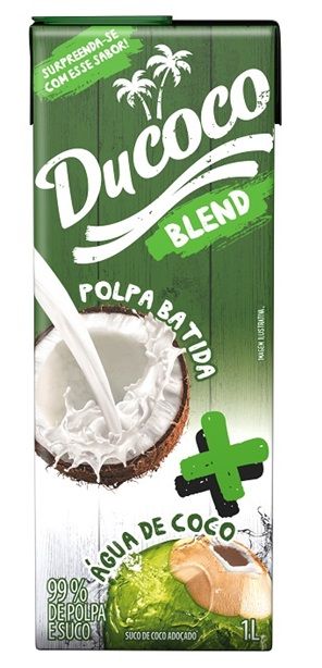 AGUA COCO DUCOCO BLEND TP 1LT, CX C/12 - Tozzo Alimentos Ltda