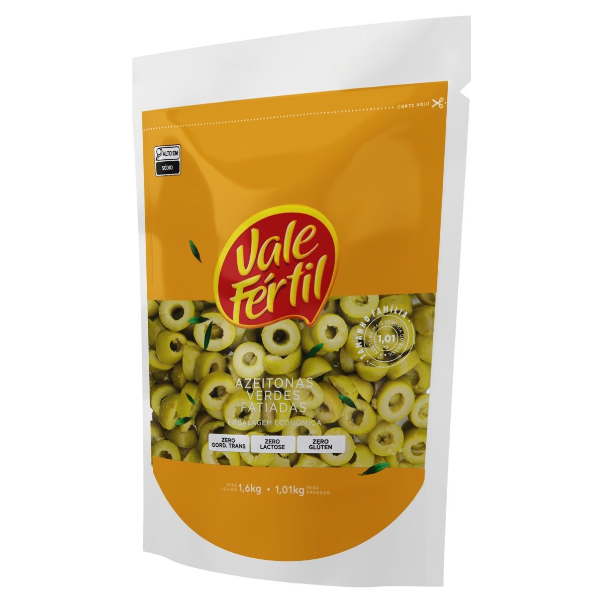 AZEITONA VALE FERTIL VERDE FATIADA DOY PACK SACHE 1.010KG - Tozzo ...