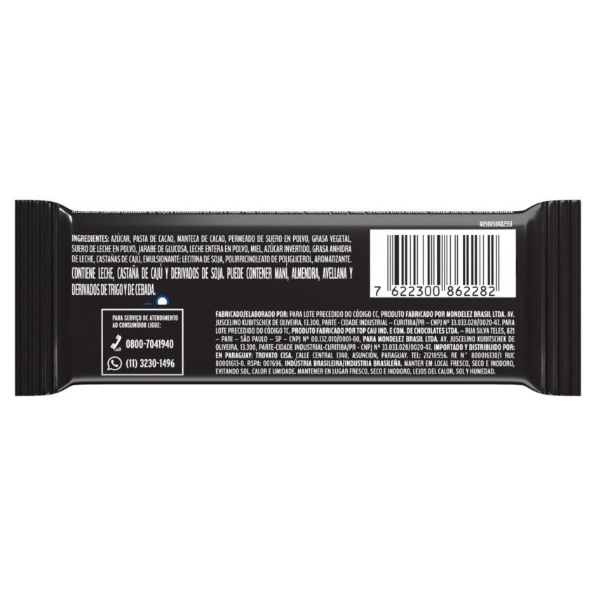 CHOCOLATE AO LEITE LACTA DIAMANTE NEGRO PACOTE 20GR, KIT 20 UN - Tozzo ...