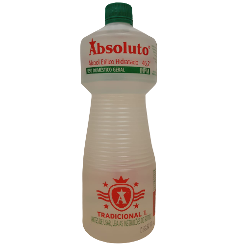 ÁLCOOL ABSOLUTO 46,2 NEUTRO 1L, CX C/12 - Tozzo Alimentos Ltda