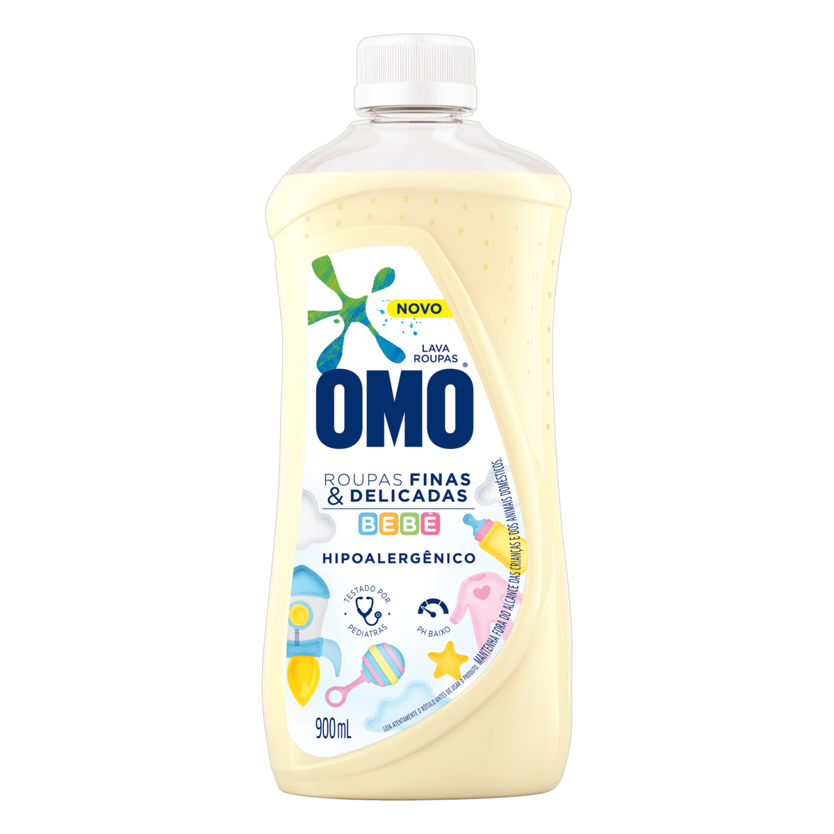 DETERGENTE LÍQUIDO OMO LAVA ROUPAS DELICADA BEBÊ 900ML - Tozzo ...