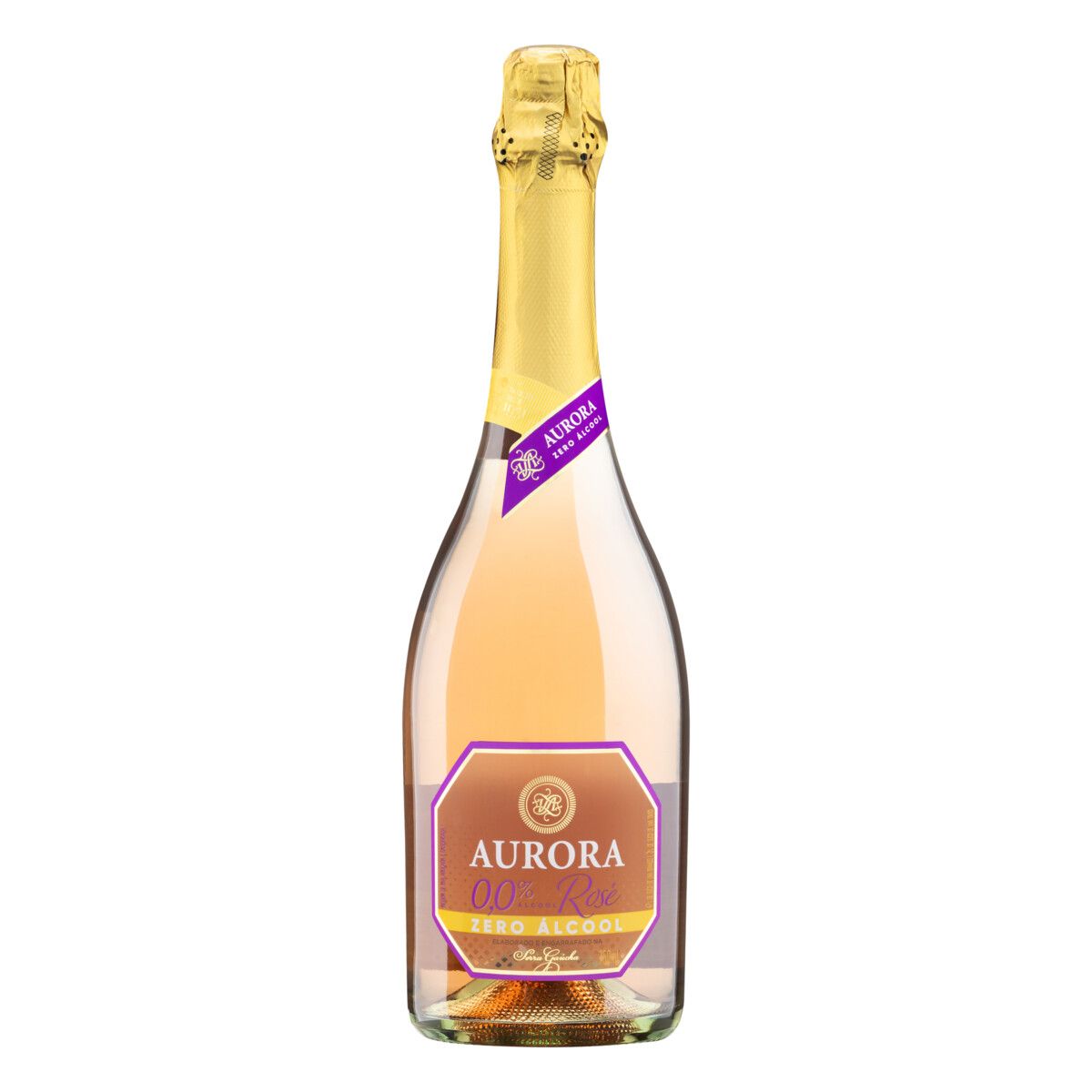 ESPUMANTE AURORA ZERO ALCOOL ROSE 750ML - Tozzo Alimentos Ltda