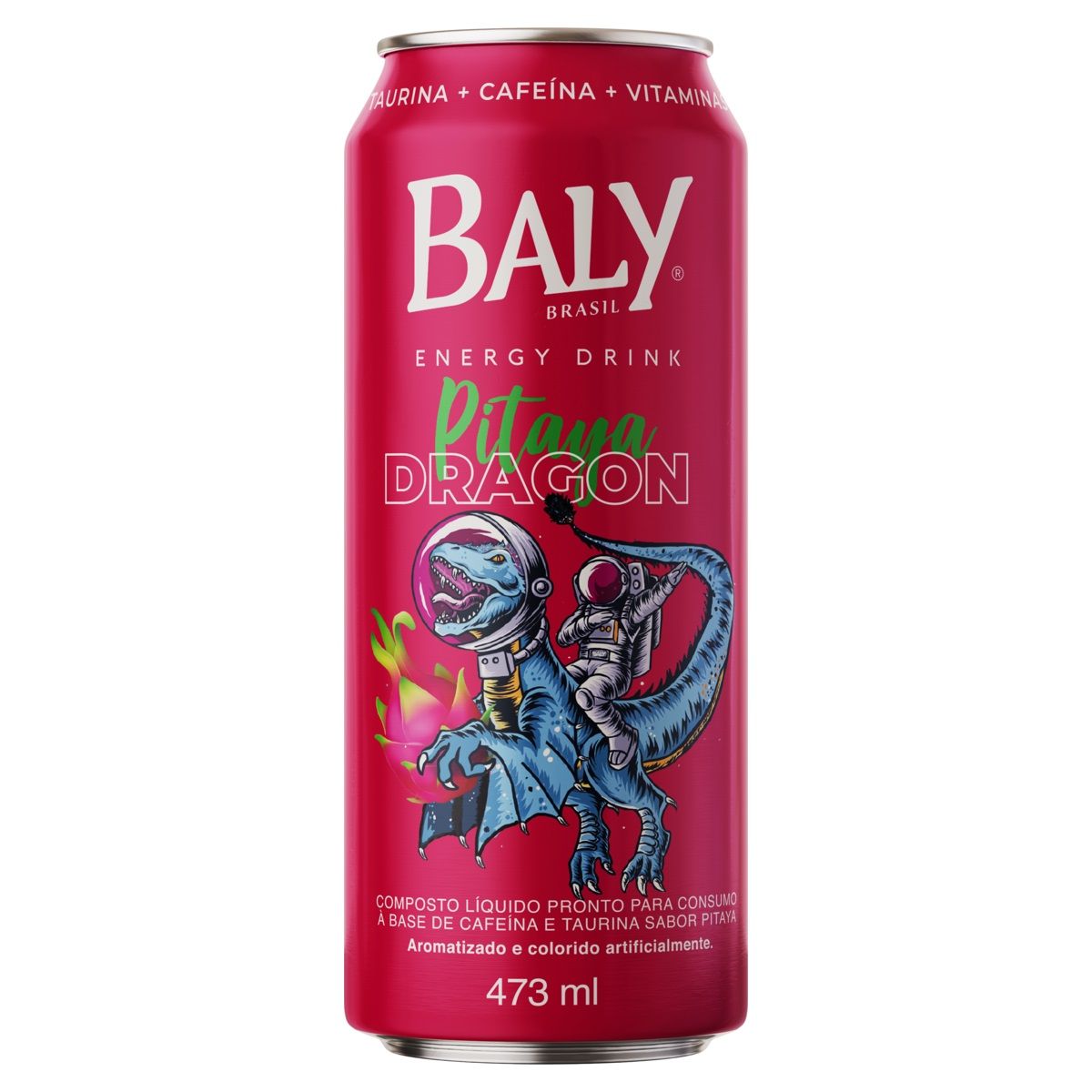 ENERGÉTICO BALY PITAYA LATA 473ML, DS C/6 - Tozzo Alimentos Ltda