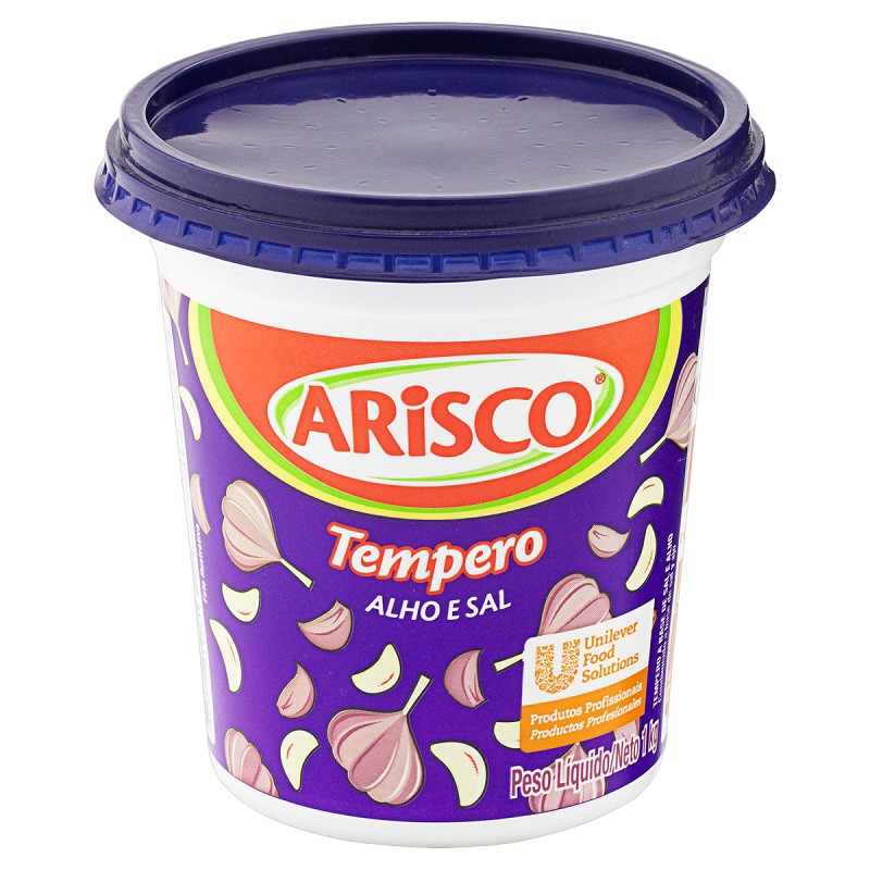 TEMPERO ARISCO ALHO E SAL POTE 1KG - Tozzo Alimentos Ltda
