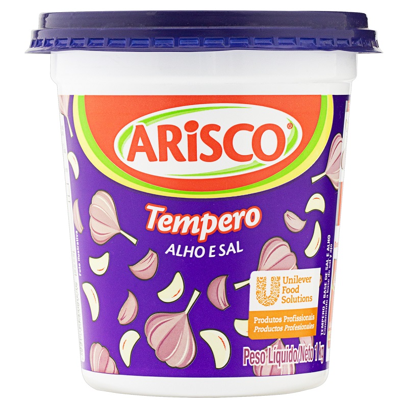 TEMPERO ARISCO ALHO E SAL POTE 1KG - Tozzo Alimentos Ltda