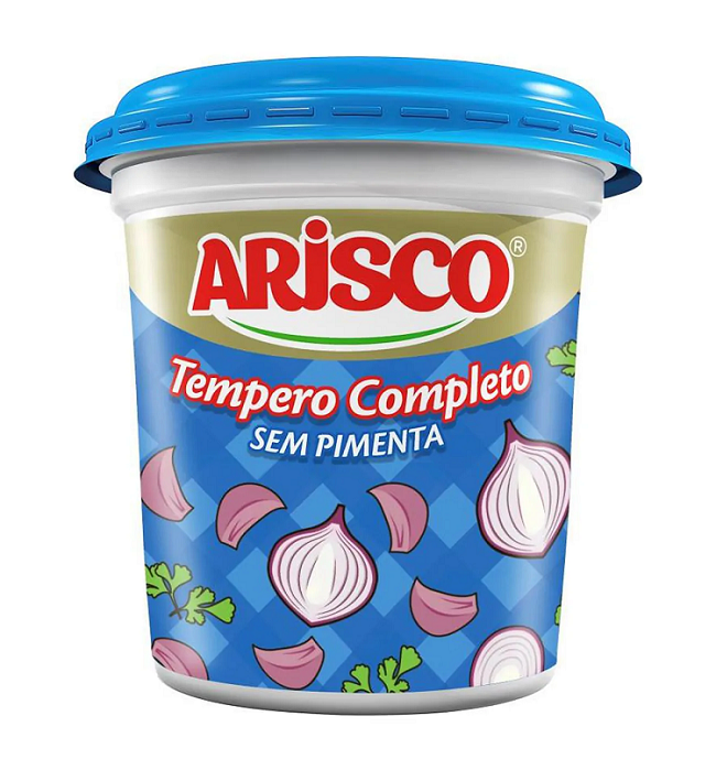 TEMPERO ARISCO COMPLETO SEM PIMENTA POTE 1KG, C/1 - Tozzo Alimentos Ltda