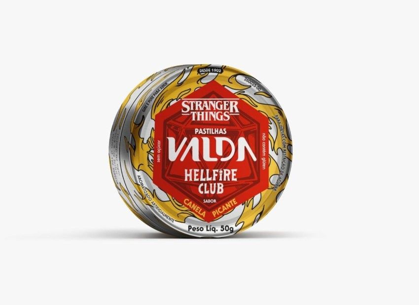 VALDA LICENCIADO LATA CANELA PICANTE 50GR, KIT 10 UN - Tozzo Alimentos Ltda
