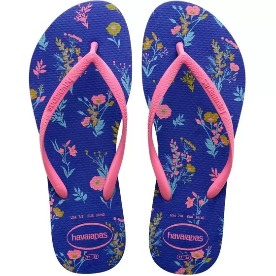 HAVAIANAS SLIM ROMANCE AZUL NAVAL - 35 - Tozzo Alimentos Ltda