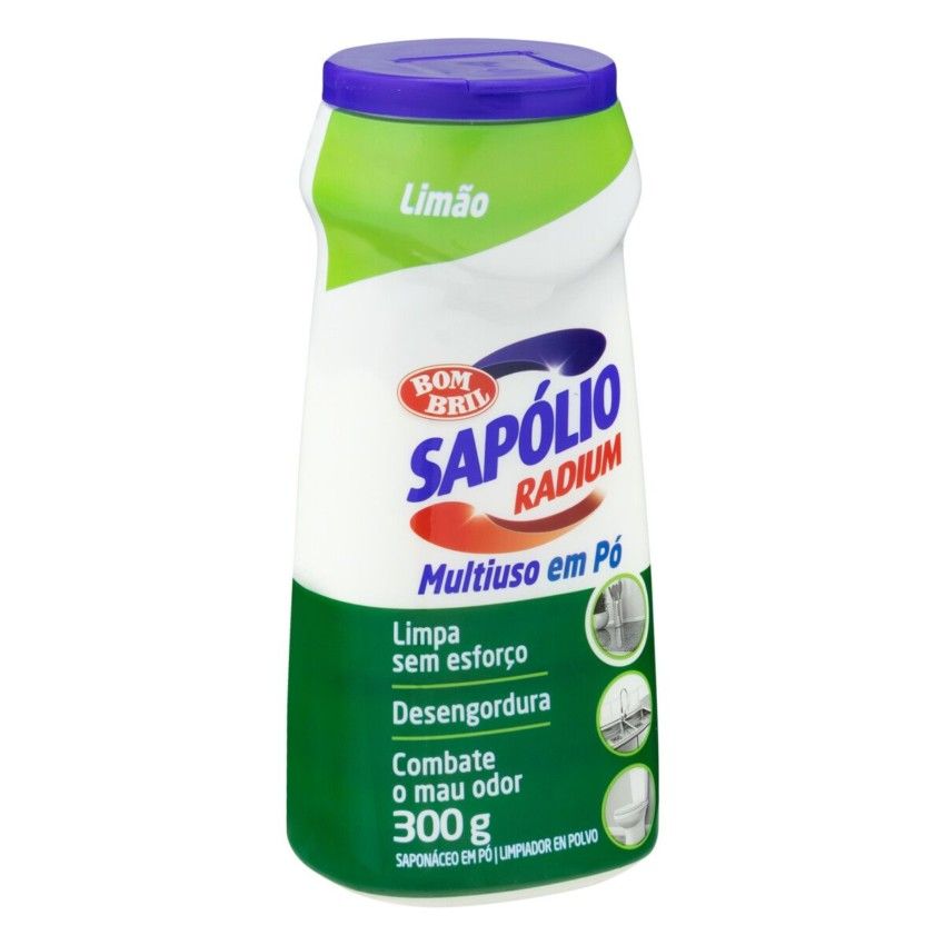 SAPÓLIO RADIUM PÓ LIMÃO 300GR, CX C/12 - Tozzo Alimentos Ltda
