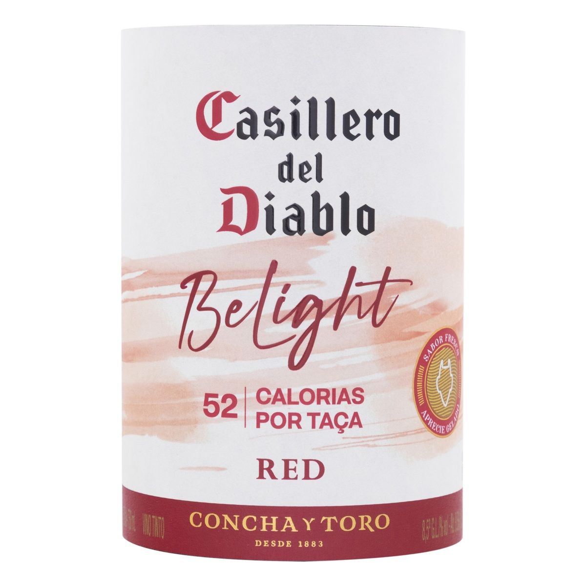 VINHO CHILENO TINTO MEIO SECO RED CASILLERO DEL DIABLO BELIGHT 750ML ...