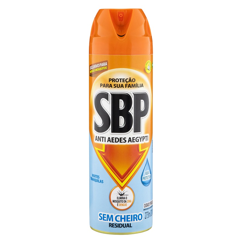 INSETICIDA SBP AERO ANTI AEDES AEGYPTI 273ML - Tozzo Alimentos Ltda