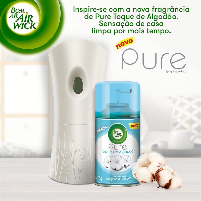 BOM AR FRESHMATIC APARELHO E REFIL ALGODÃO 250ML - BOM AR FRESHMATIC AP ...
