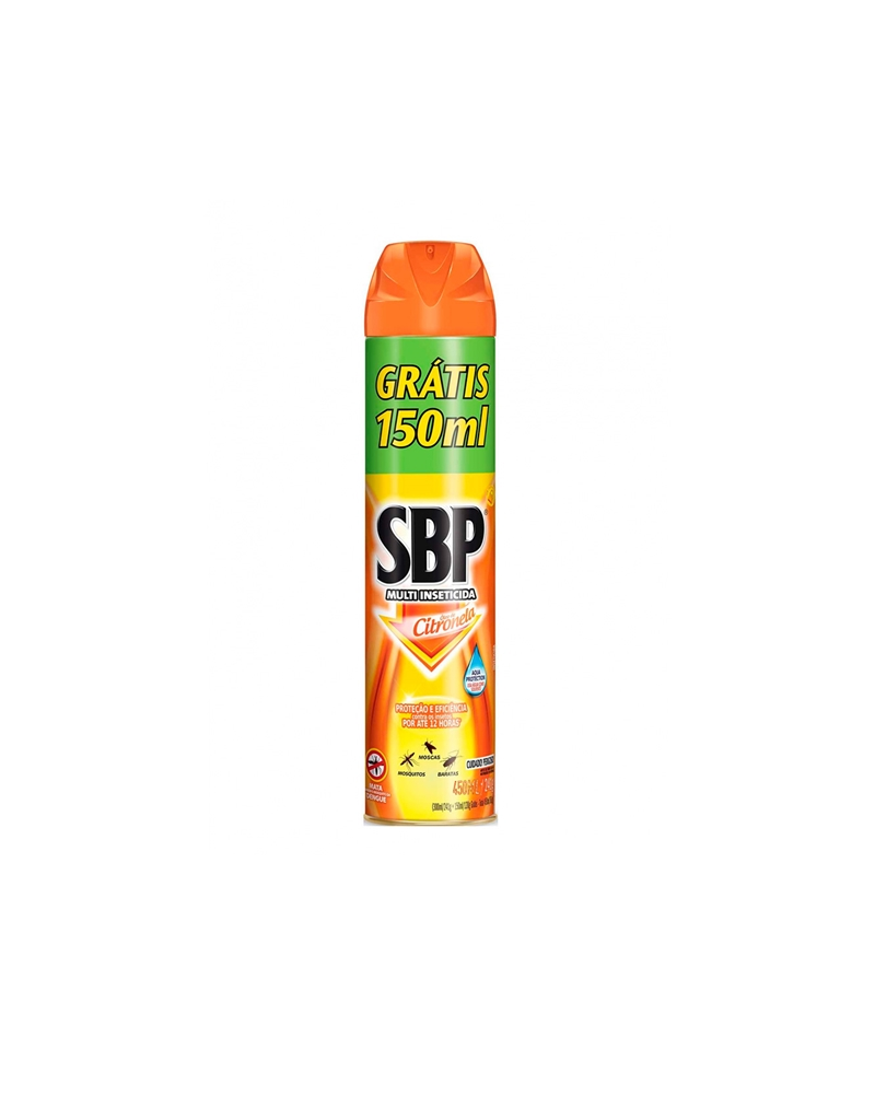 INSETICIDA SBP MULTI AERO CITRONELA GRÁTIS 150ML 450ML - Tozzo ...