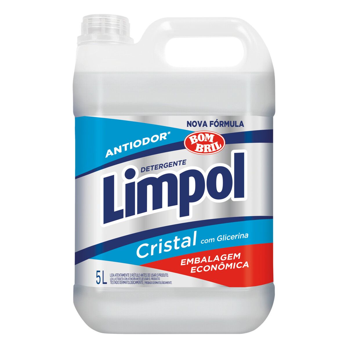 DETERGENTE LÍQUIDO LIMPOL CRISTAL GALÃO 5LT - Tozzo Alimentos Ltda