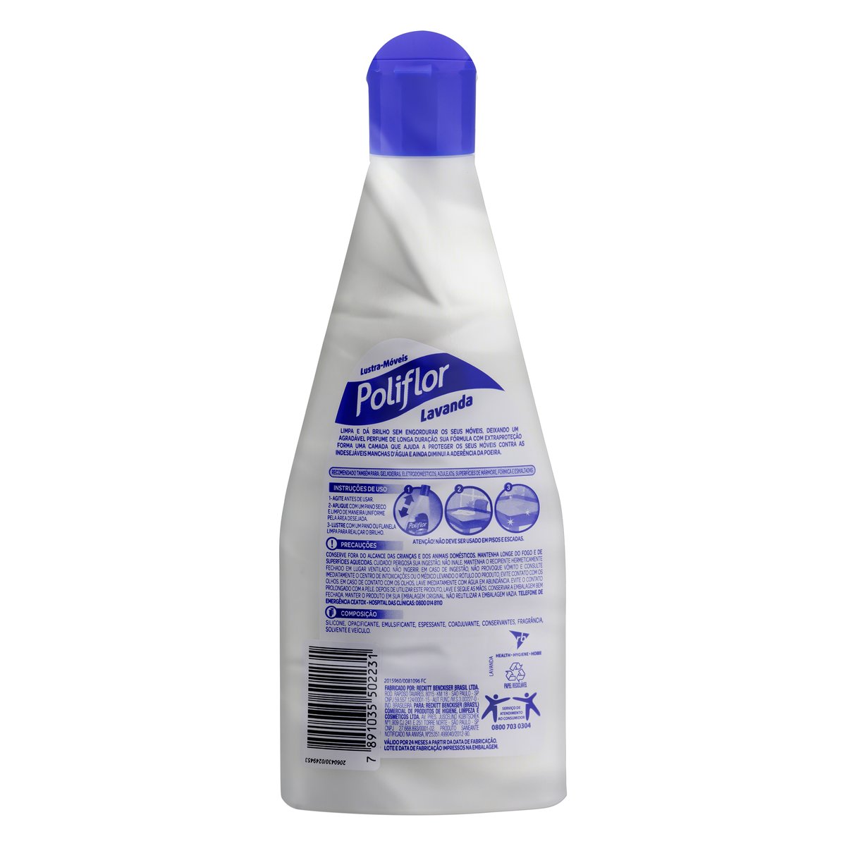 LUSTRA MOVEIS POLIFLOR LAVANDA LEVE 3 PAGUE 2 3/200ML - LUSTRA MOVEIS ...