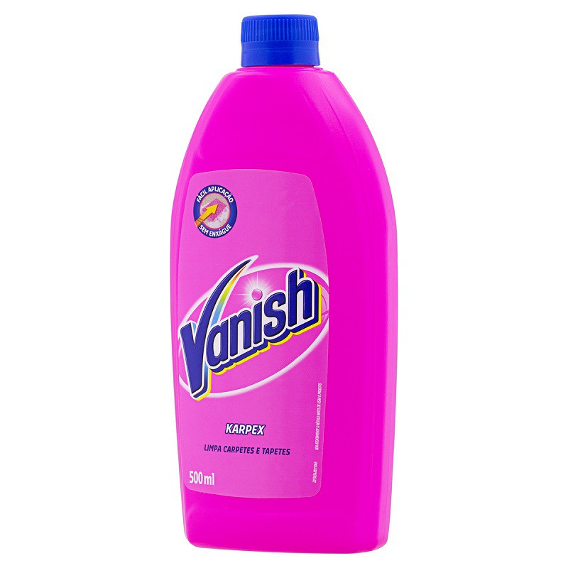 LIMPA KARPETE VANISH 500ML, KIT 3 UN - Tozzo Alimentos Ltda