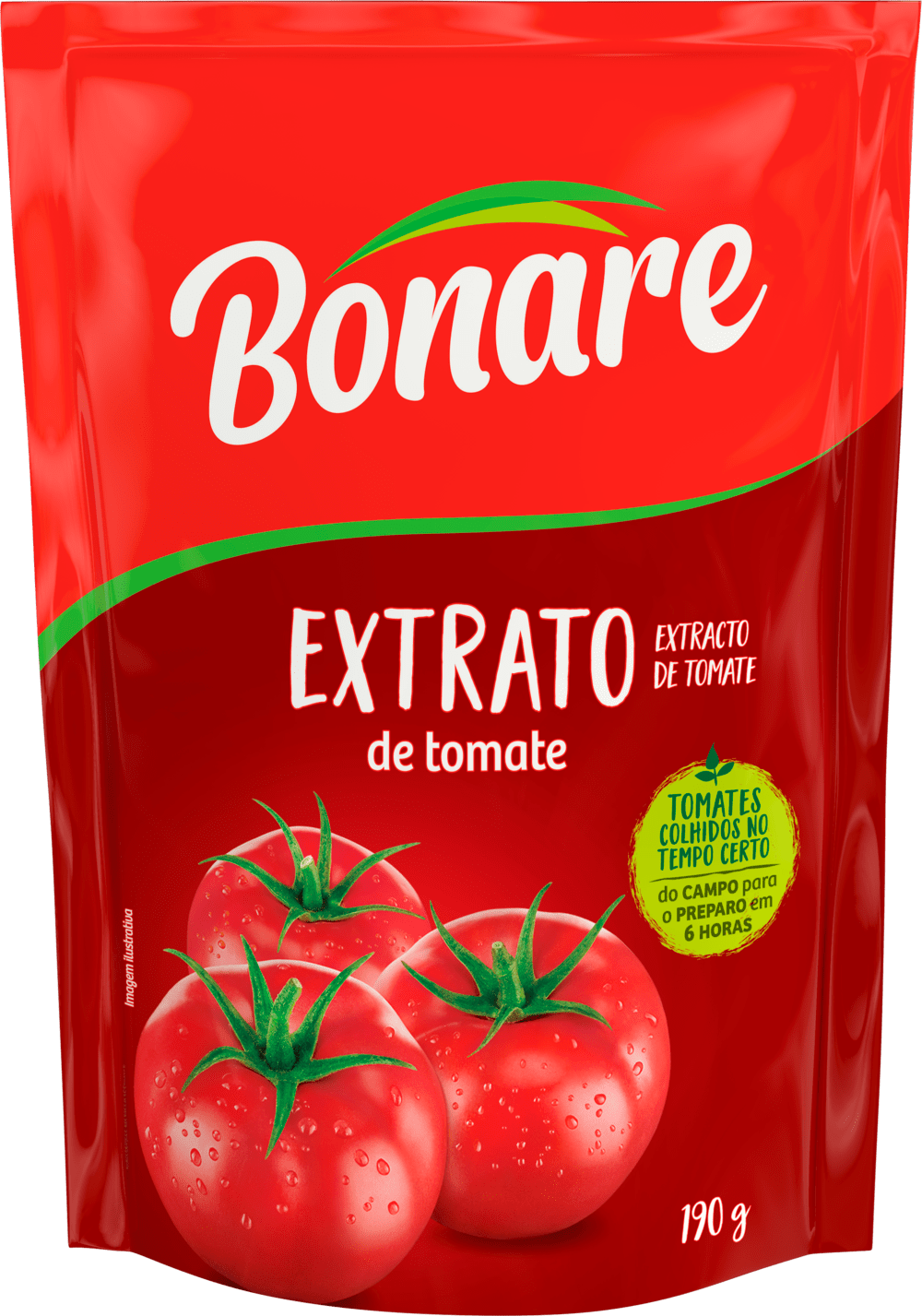 EXTRATO TOMATE BONARE SACHE 190GR, CX C/24 - Tozzo Alimentos Ltda