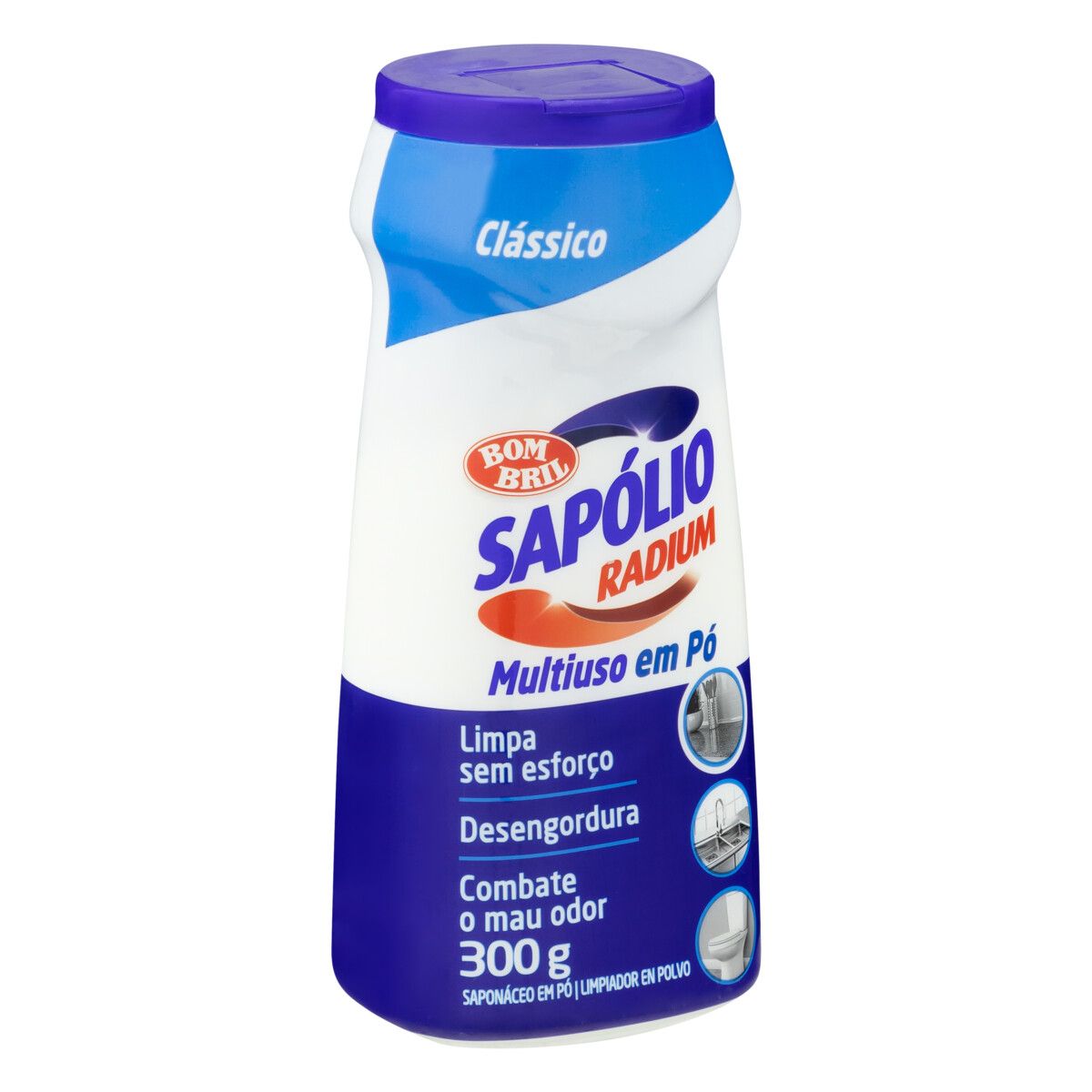SAPÓLIO RADIUM PÓ CLÁSSICO 300GR, CX C/12 - Tozzo Alimentos Ltda