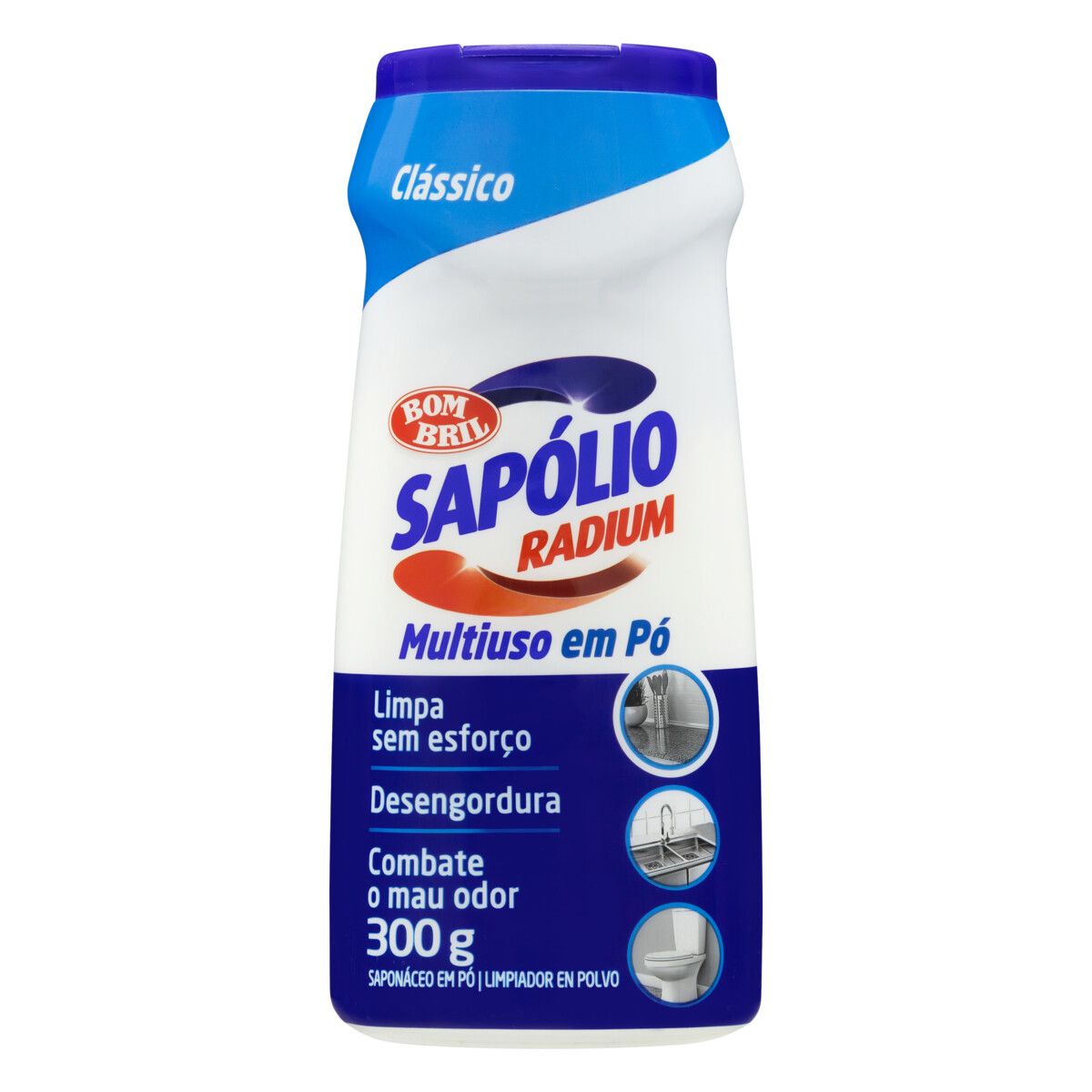 SAPÓLIO RADIUM PÓ CLÁSSICO 300GR, CX C/12 - Tozzo Alimentos Ltda