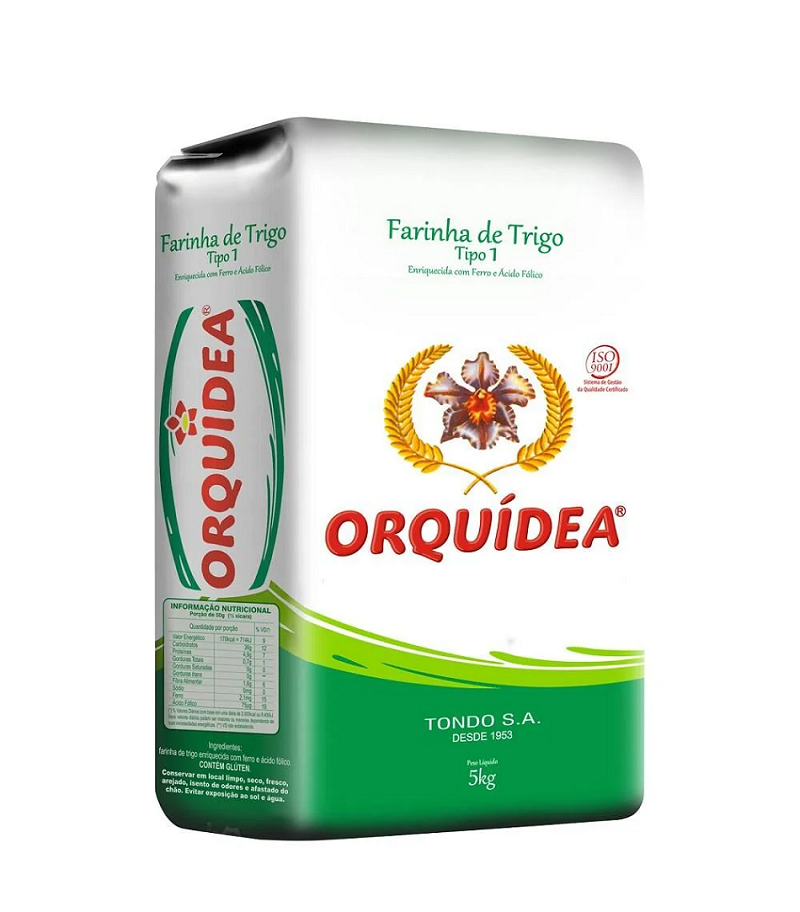 FARINHA DE TRIGO ORQUIDEA TIPO1 5KG, CX C/5 - Tozzo Alimentos Ltda