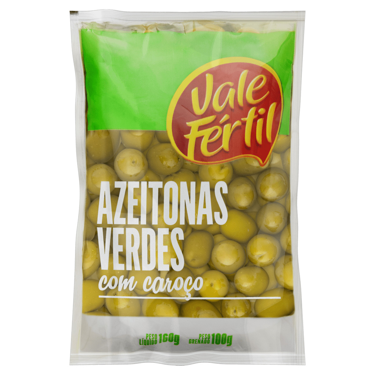 Azeitona Vale FÉrtil Verde SachÊ Unidades 100g Cx C 24 Tozzo