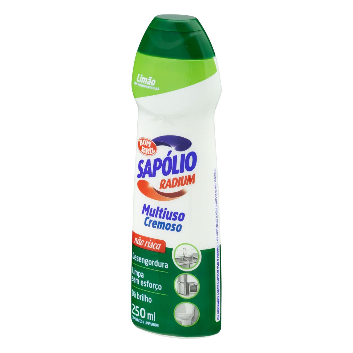 SAPÓLIO RADIUM LÍQUIDO LIMÃO 250ML, CX C/12 - Tozzo Alimentos Ltda