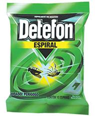 INSETICIDA ESPIRAL DETEFON C/10 - Tozzo Alimentos Ltda