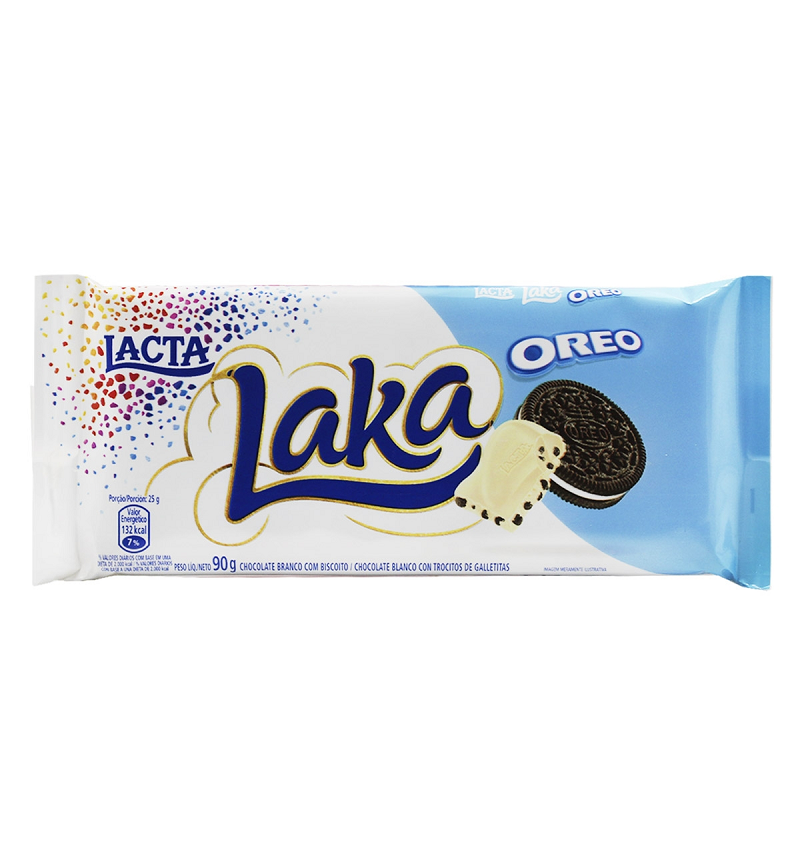 CHOCOLATE LACTA LAKA OREO RECHEADO 90GR, KIT 17 UN - Tozzo Alimentos Ltda