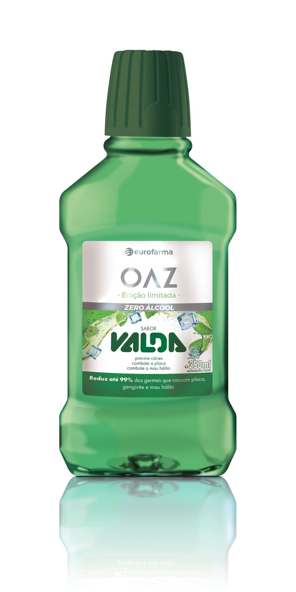 ENXAGUANTE BUCAL OAZ VALDA 250ML - Tozzo Alimentos Ltda
